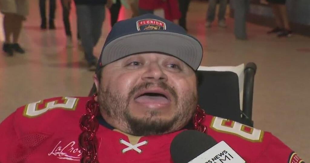 Meet Florida Panthers superfan Big Ceaz - CBS Miami