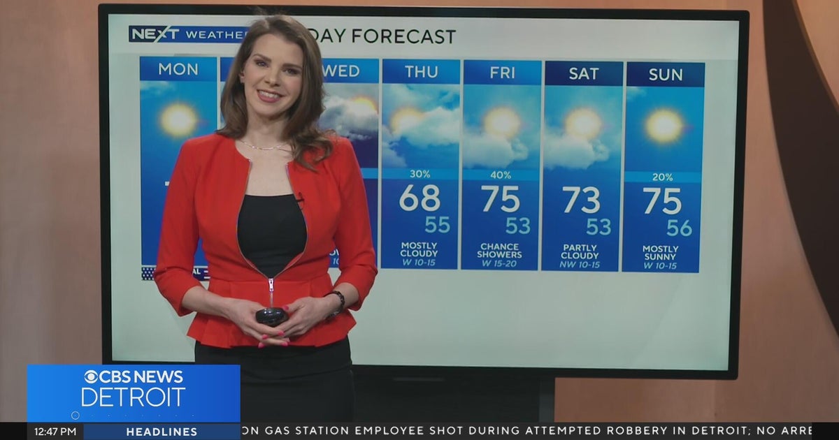 Warm with sunshine today. - CBS Detroit