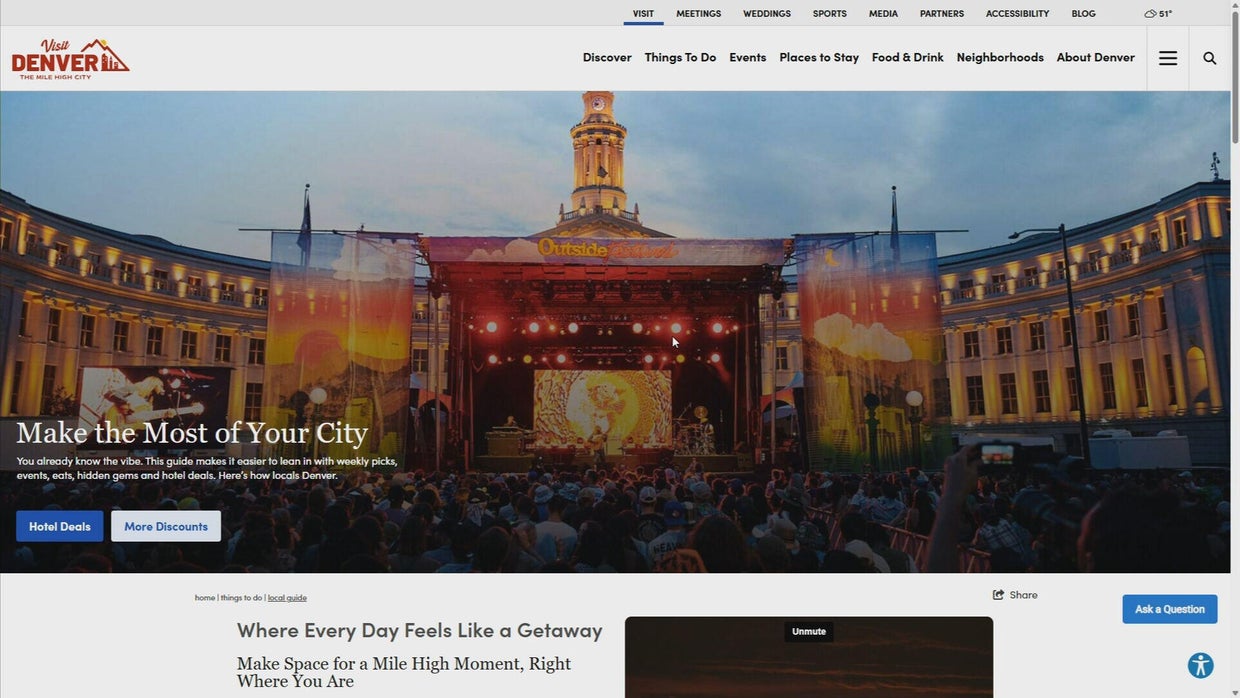 VISIT Denver launches new tool for planning summer fun - CBS Colorado