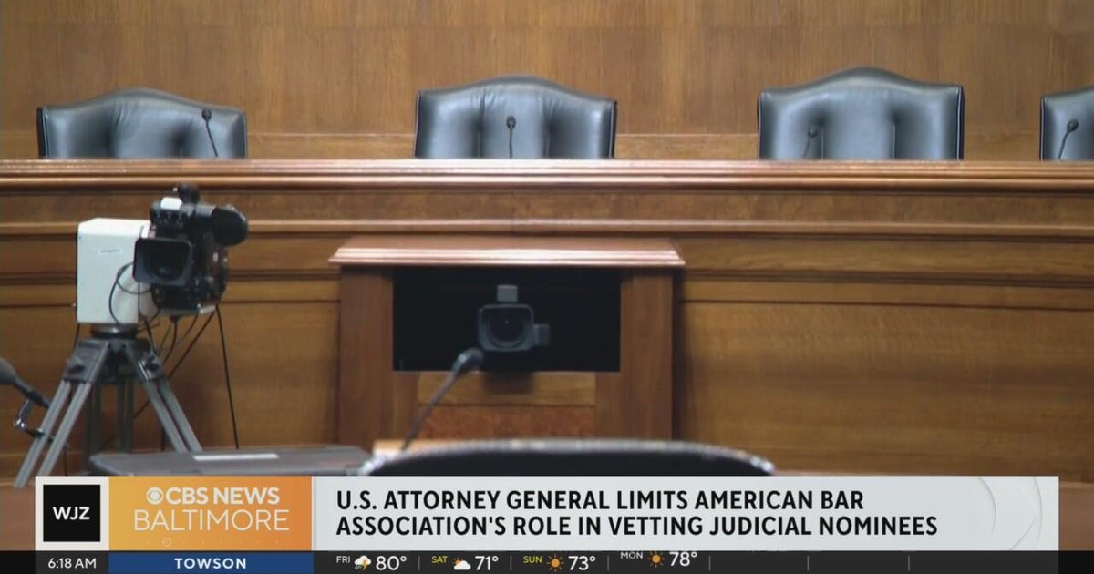 U.S. Attorney General limits American Bar Association's role in vetting ...