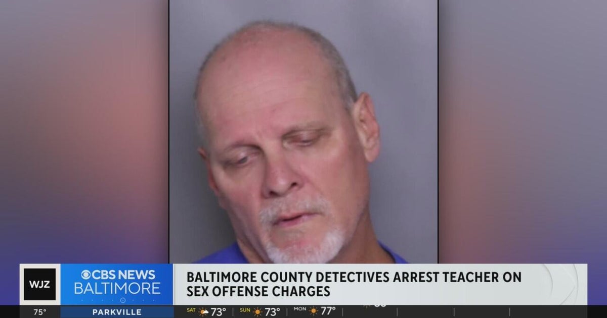 Baltimore County detectives arrest teacher on sex offense charges - CBS ...