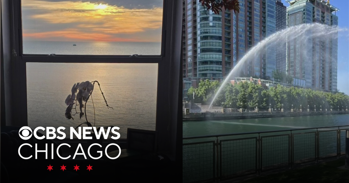 Chicago sunrise, Centennial Fountain show | What Caught My Eye - CBS ...
