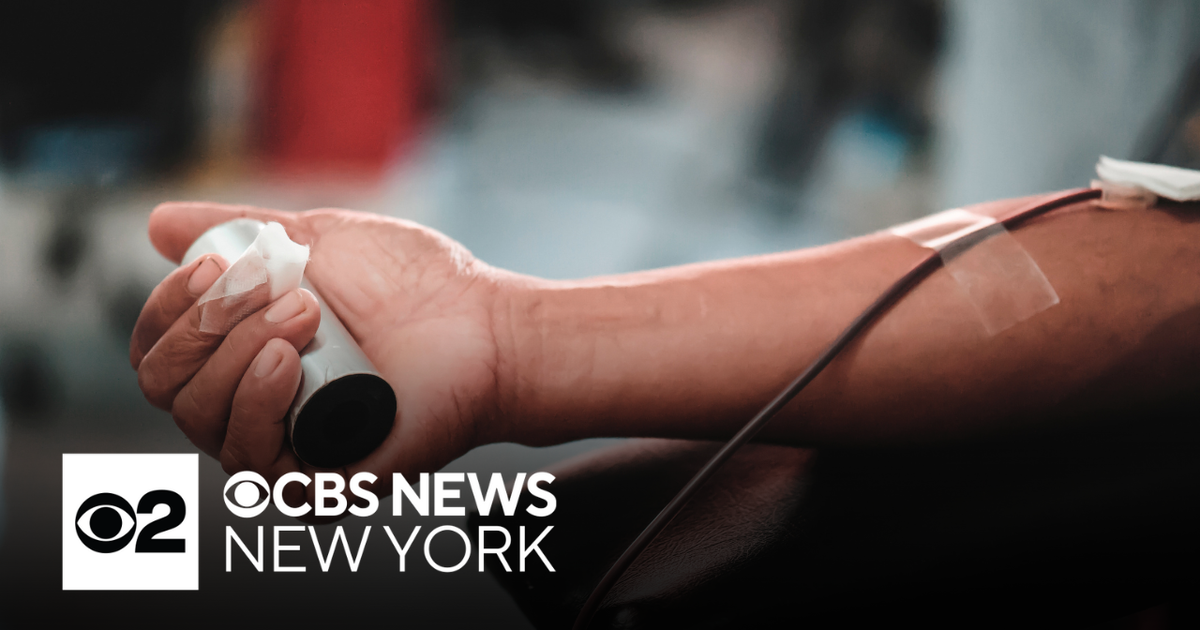 New York Blood Center declares a blood emergency - CBS New York