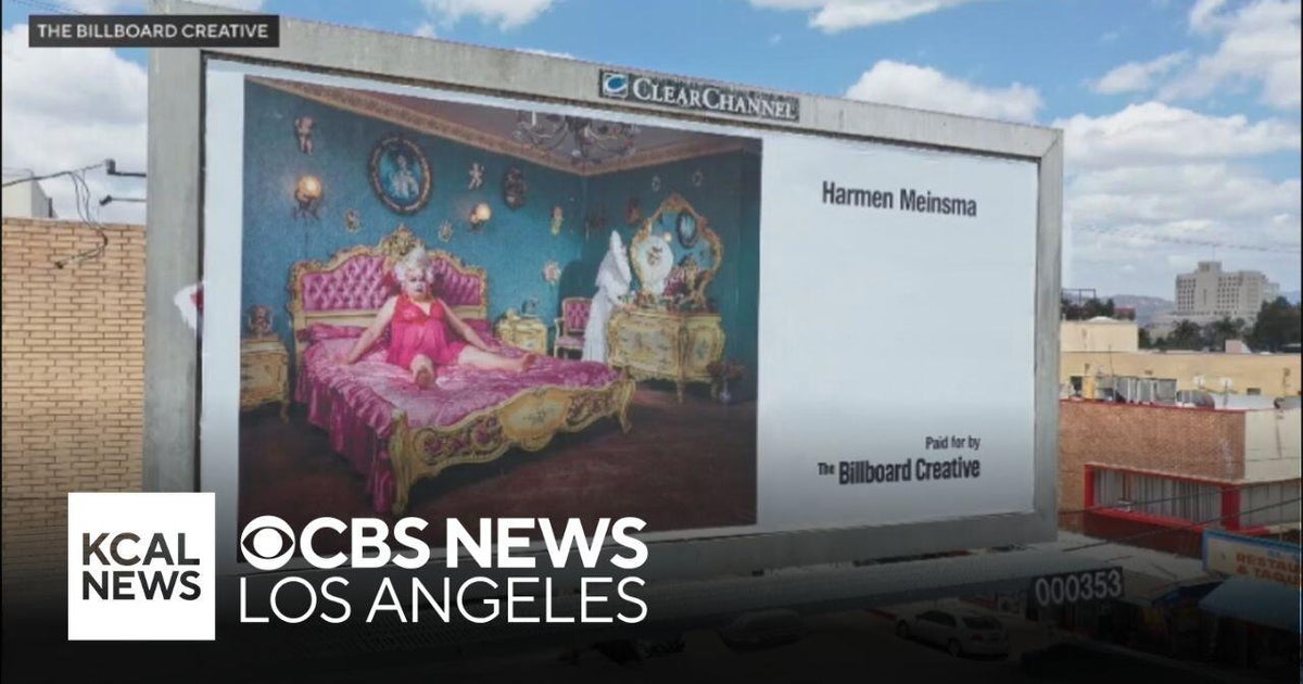 Nonprofit brings art to unused Los Angeles billboards - CBS Los Angeles