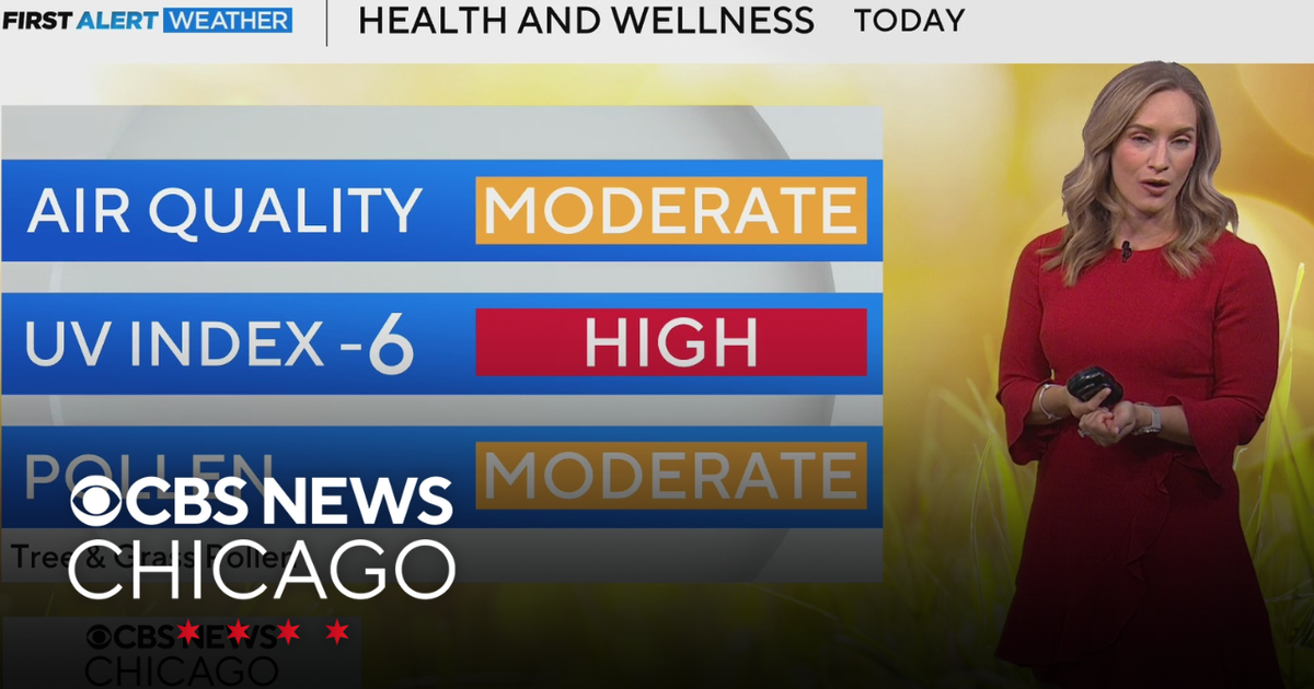 Moderate air quality in Chicago, storm chances late day - CBS Chicago