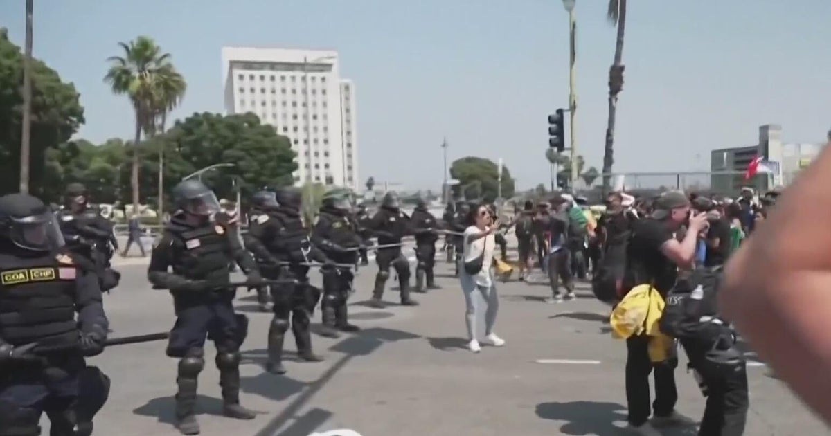 ICE protests in L.A. enter 5th day as more National Guard members ...