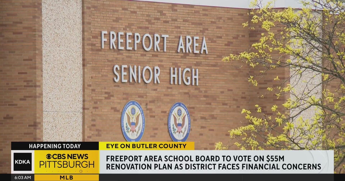 Freeport Area School Board to vote on high school renovation - CBS ...