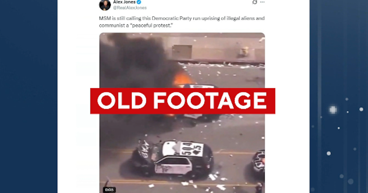 Spotting misinformation about the Los Angeles protests - CBS News