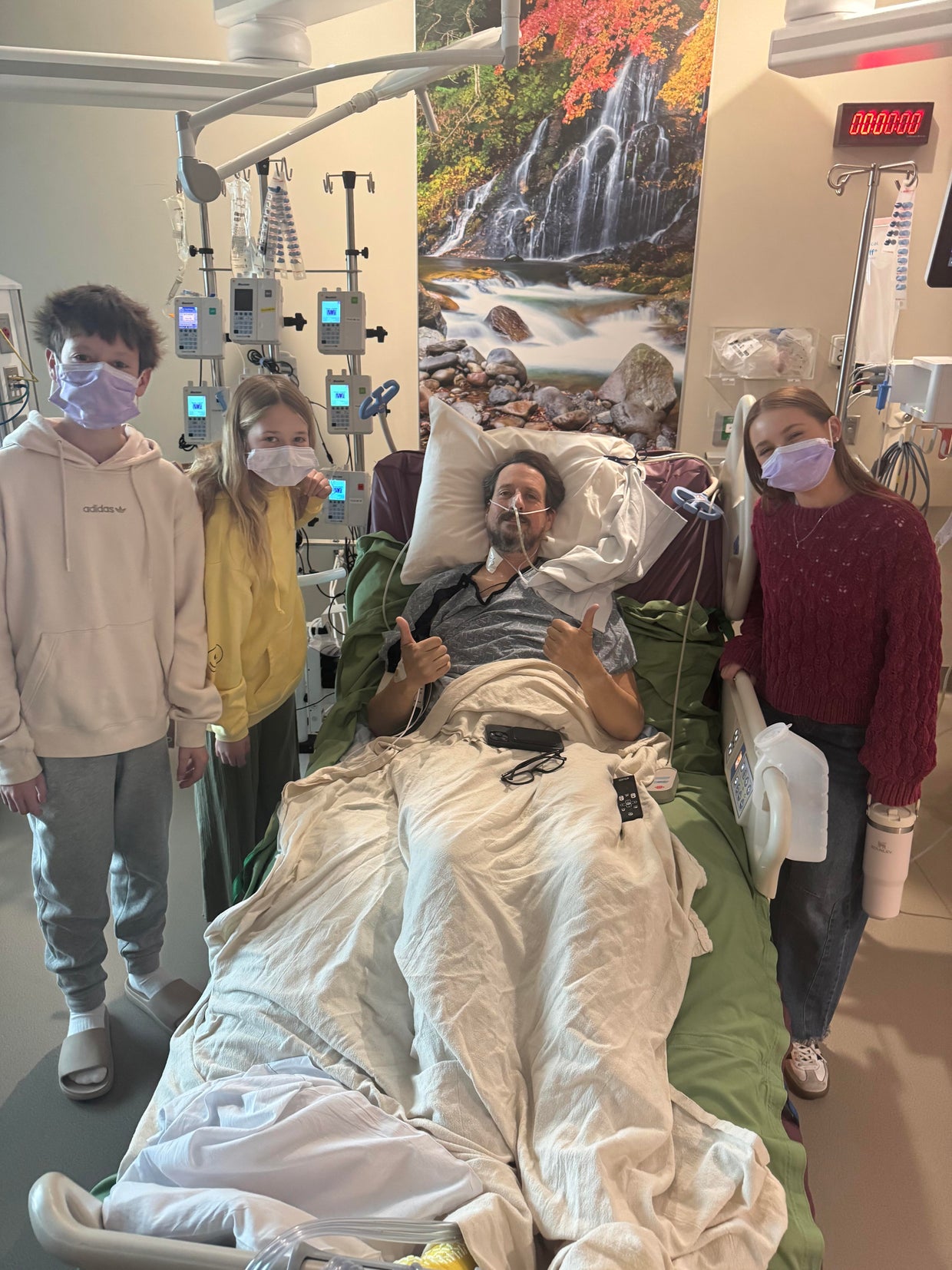 A father of 3 felt healthy. Then a routine screening found a rare ...