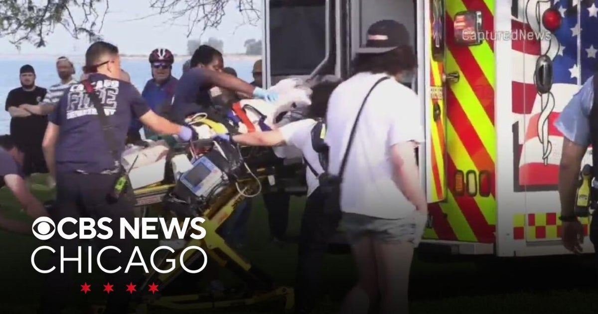 Man rescued from Lake Michigan off Foster Beach in Chicago - CBS Chicago