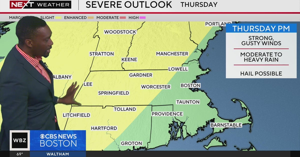Next Weather: WBZ midday forecast for June 18 - CBS Boston