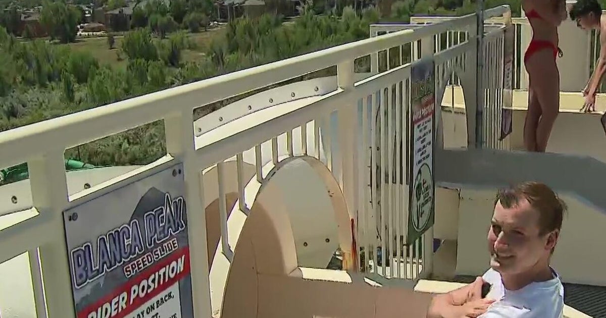 First Alert Meteorologist Joe Ruch cools off at Water World - CBS Colorado