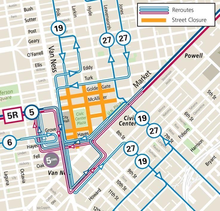 San Francisco Pride celebration and parade road closures. Here's what ...