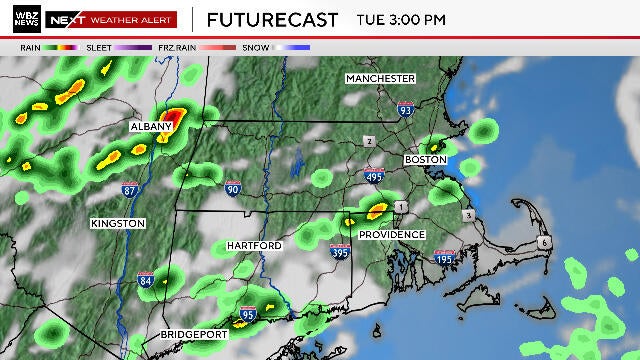 Weather forecast maps for Boston area show storms could bring downpours ...