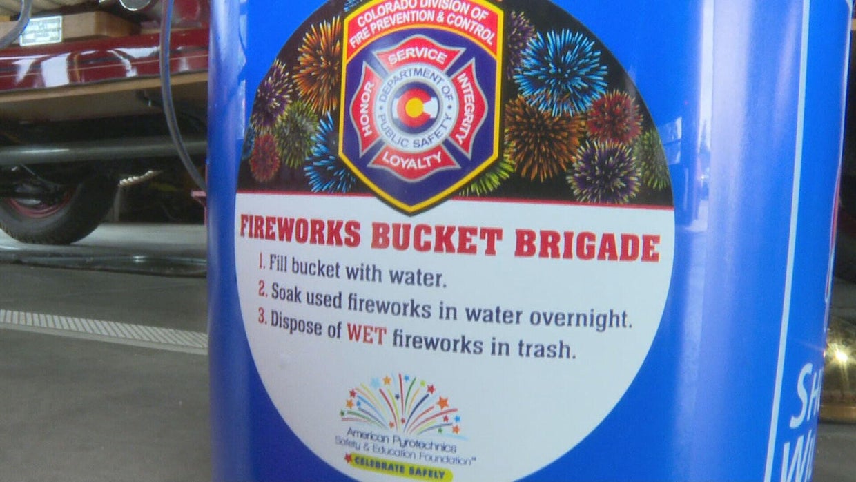 Colorado firefighters' "Fireworks Bucket Brigade" helps dispose of ...