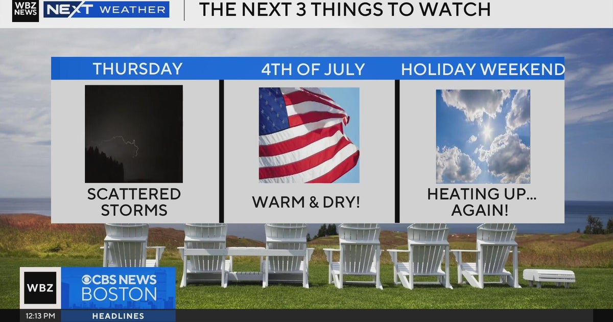 Next Weather: WBZ midday forecast for July 2, 2025 - CBS Boston