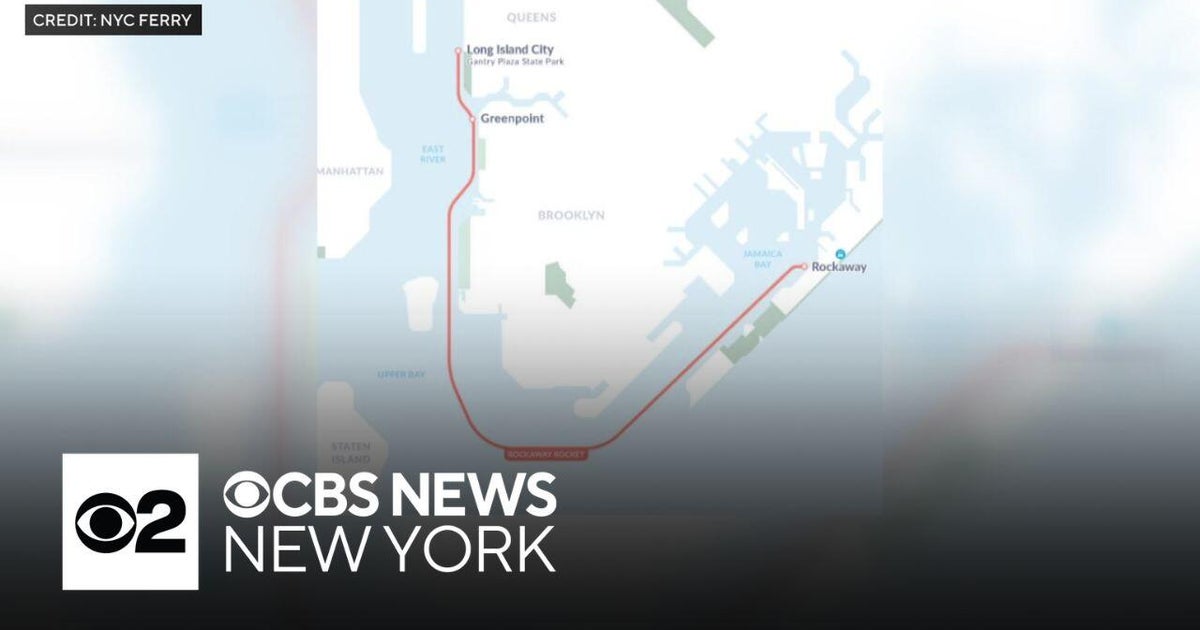 NYC Ferry express service to Rockaway Beach begins this weekend - CBS ...