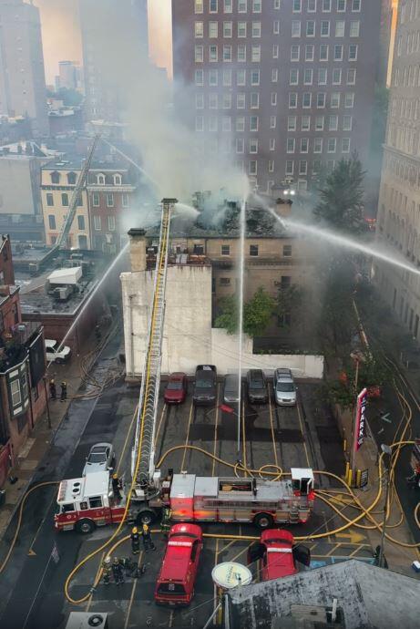 Fire at Art Alliance building near Philadelphia's Rittenhouse Square ...