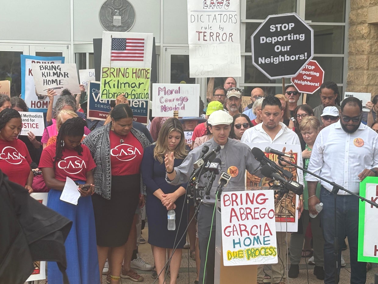 Immigration advocates call for Kilmar Abrego Garcia to be brought back ...