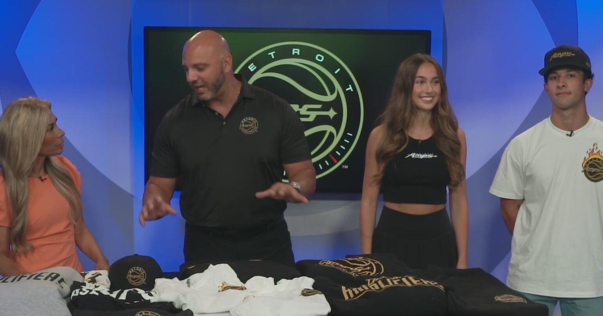 Detroit Amps debut new merchandise ahead of home opener - CBS Detroit