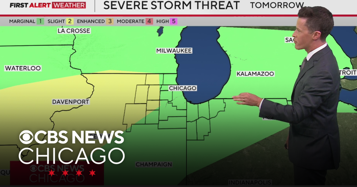 Storm threat on Friday in Chicago - CBS Chicago