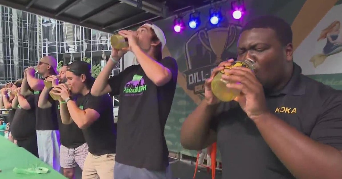 KDKA-TV's Chilekasi Adele attempts to retain his title as pickle juice ...