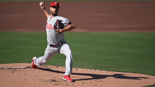Zack Wheeler winds up to throw a pitch in a game against the Padres in San Diego July 12. 