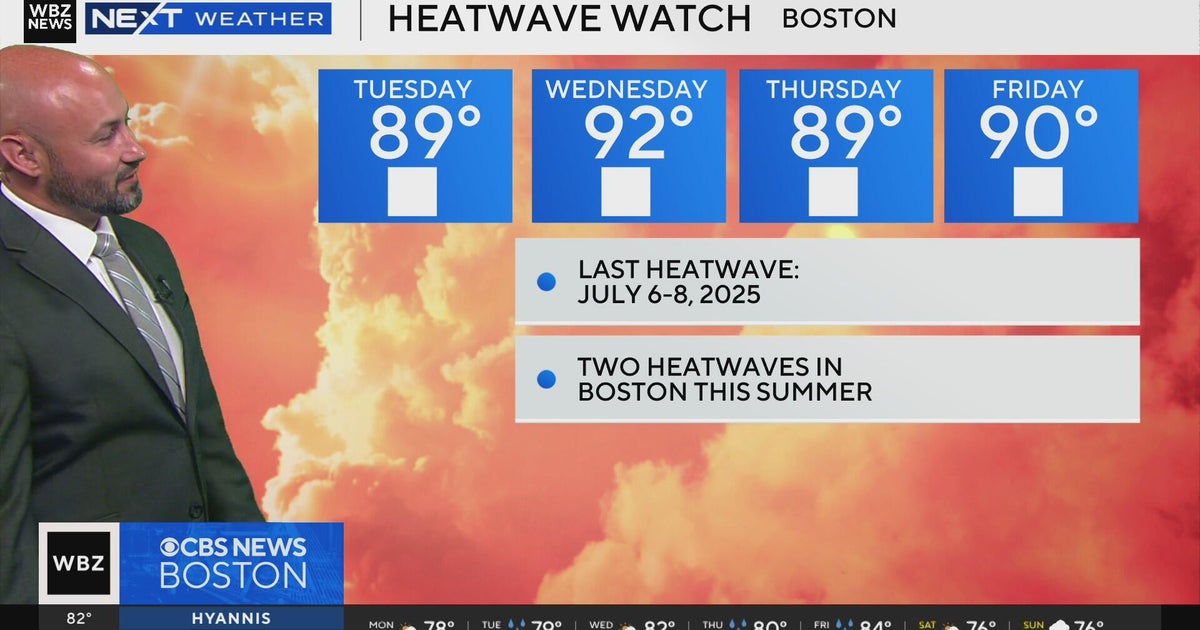 Next Weather: WBZ evening forecast for July 14, 2025 - CBS Boston