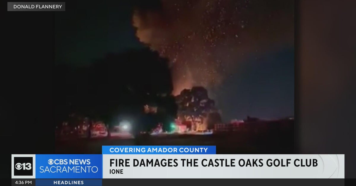 Fire damages Castle Oaks Golf Club in Amador County - CBS Sacramento