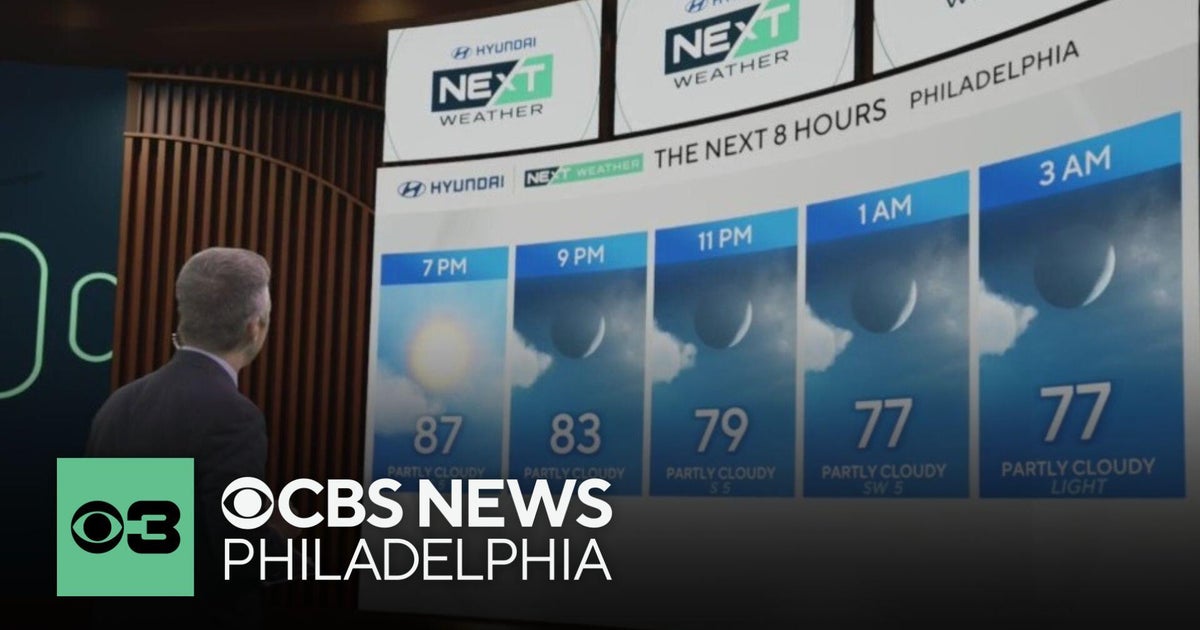 Warm and muggy Tuesday night in Philadelphia region - CBS Philadelphia