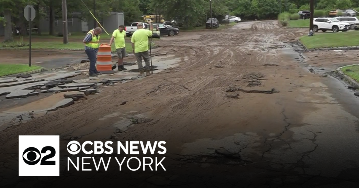 Union County, New Jersey hit hard by flash flooding - CBS New York