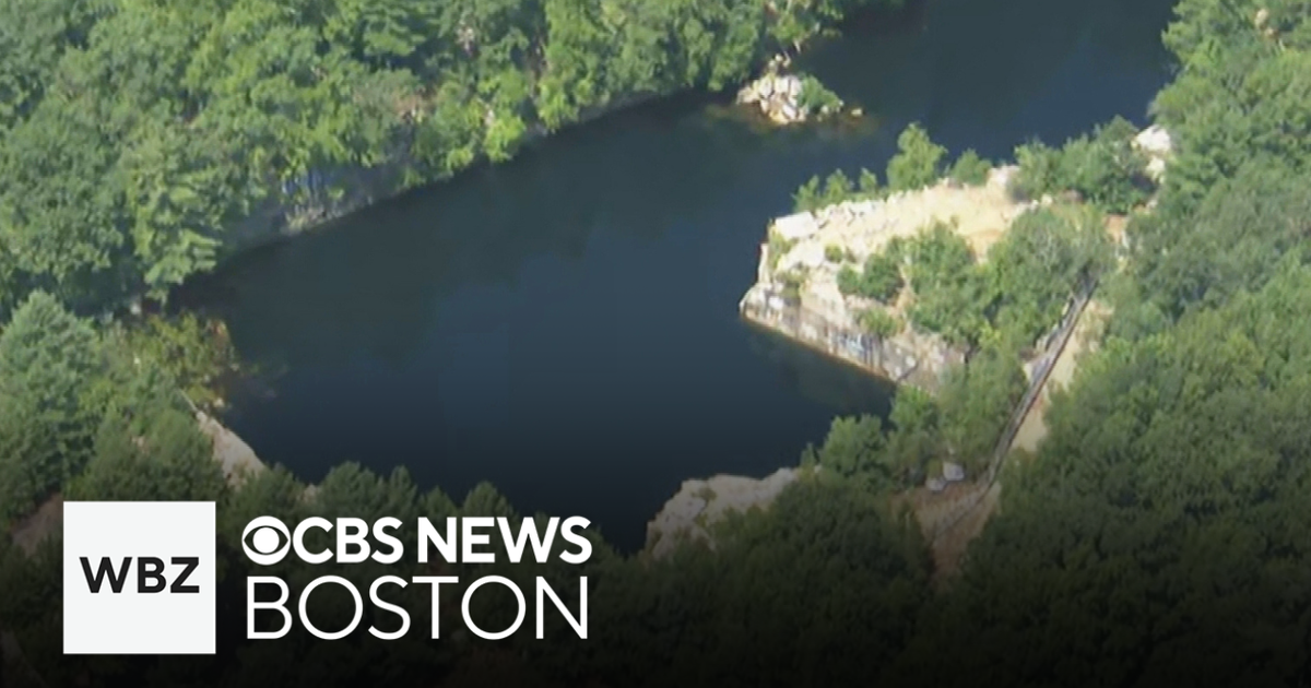 Police crack down on swimming at Milford quarry - CBS Boston