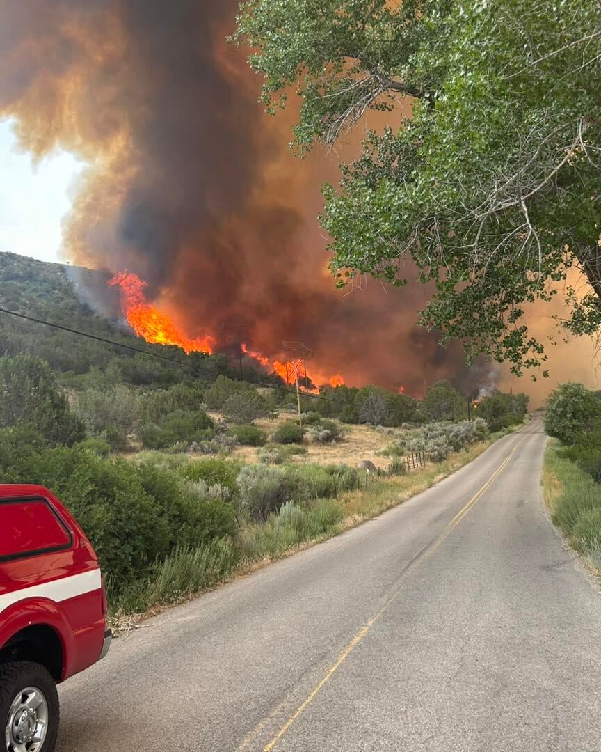 Evacuations ordered due to Cottonwood Flat Fire in western Colorado ...
