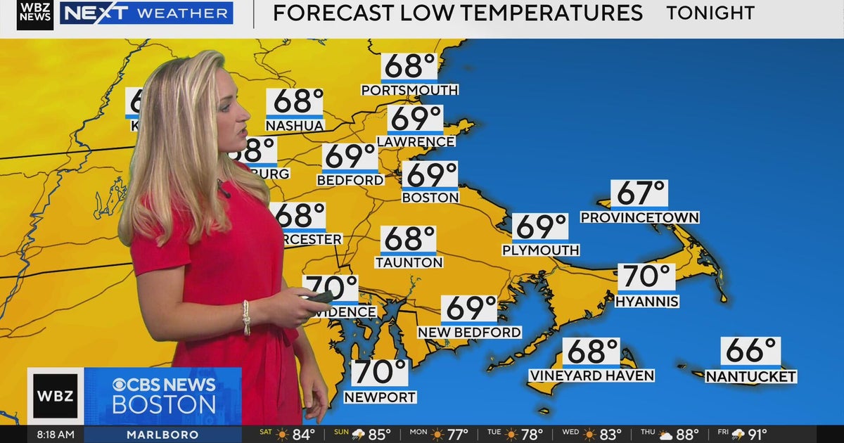 Next Weather: WBZ morning forecast for July 19 - CBS Boston
