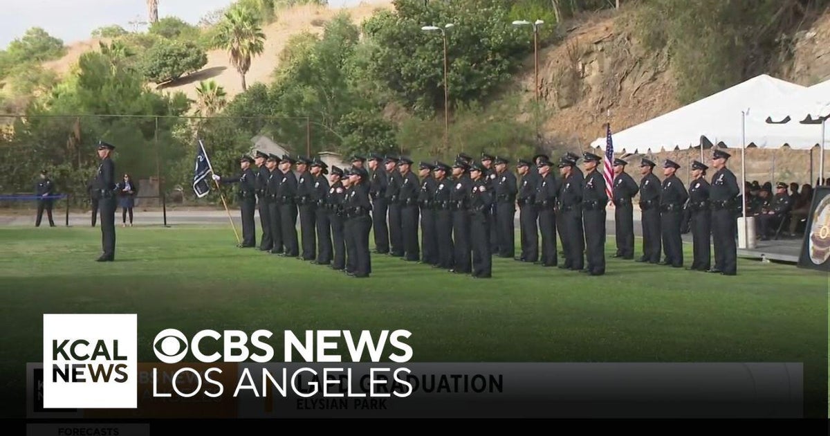 LAPD celebrates new recruits at graduation - CBS Los Angeles