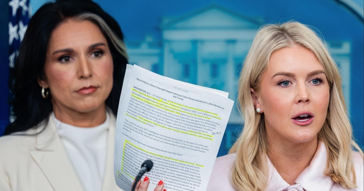 Trump administration interprets Gabbard's Obama-era declassfied documents - CBS News