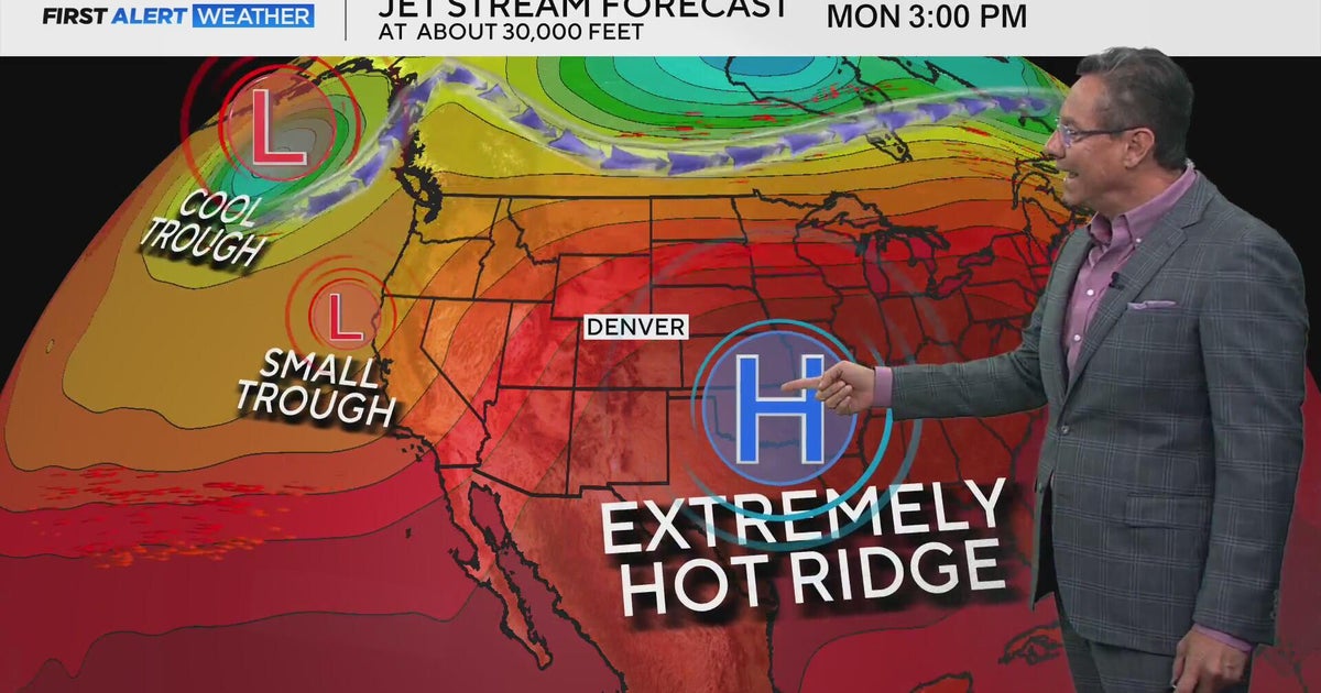 Hot weather coming in for weekend will limit Monsoon flow - CBS Colorado