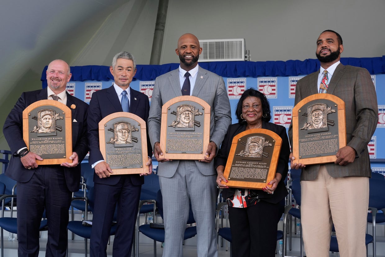 Ichiro Suzuki, CC Sabathia and Billy Wagner inducted into Baseball Hall ...