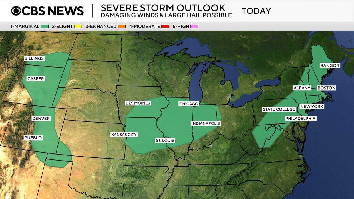 Maps show much of the U.S. under heat advisories as high temperatures ...