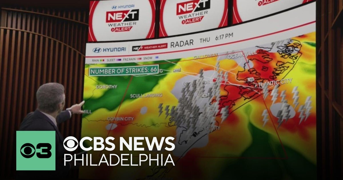 Severe weather set to move out of Philadelphia region Thursday night ...