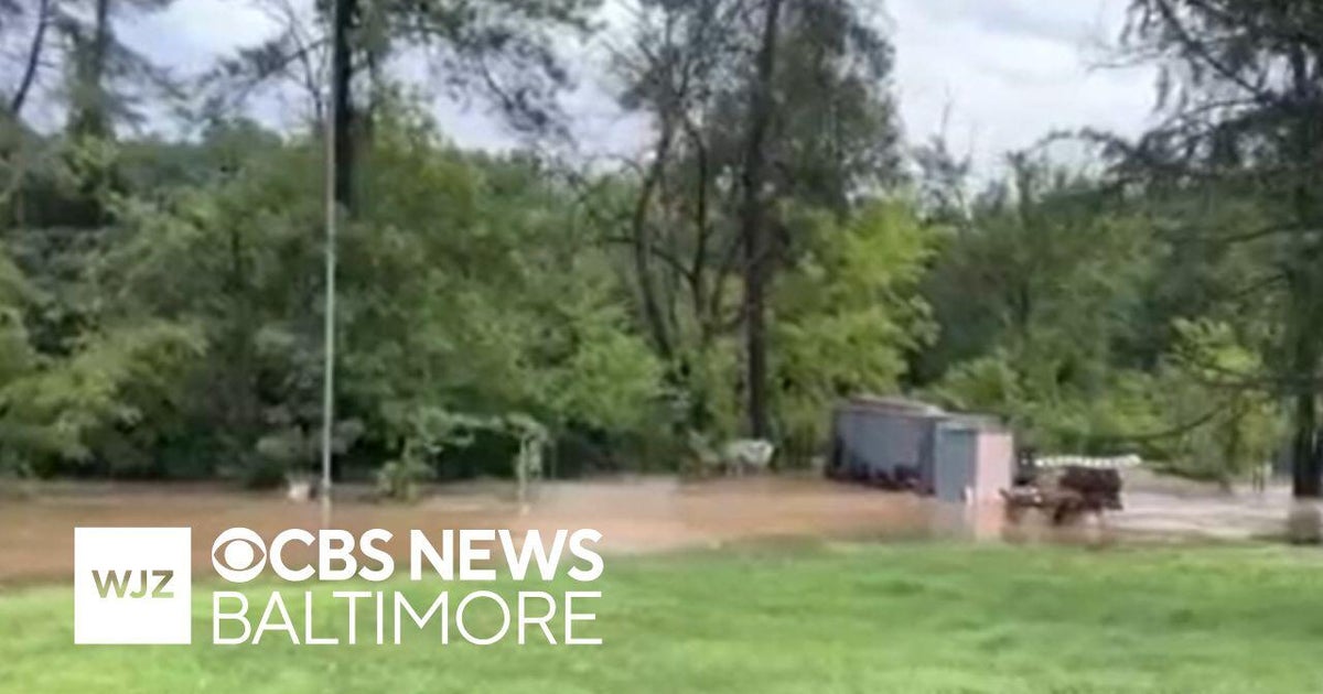 Heavy rain across Maryland leaves severe flooding - CBS Baltimore