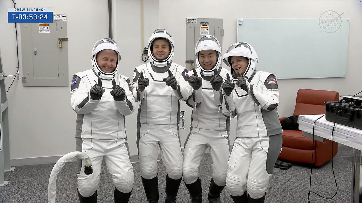NASA and SpaceX launch fresh crew to the space station on second try ...