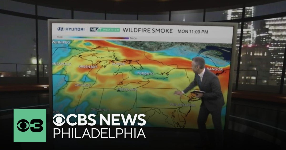 Dry stretch ahead in Philadelphia region, Canadian wildfire smoke ...