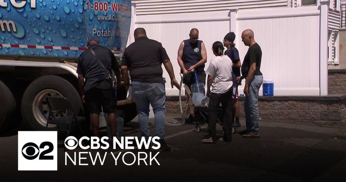 Crews working around the clock to fix Paterson water main break - CBS ...