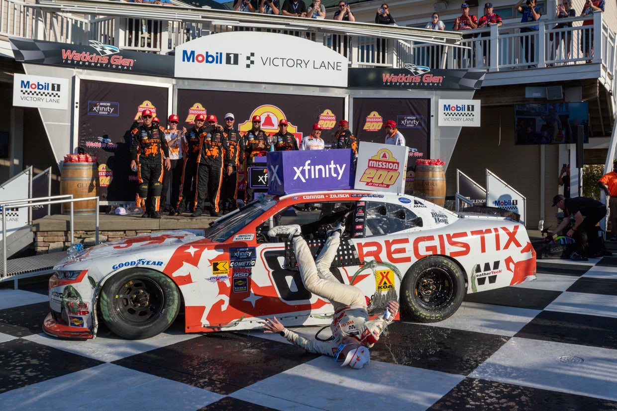 NASCAR driver Connor Zilisch breaks collarbone after falling from his ...