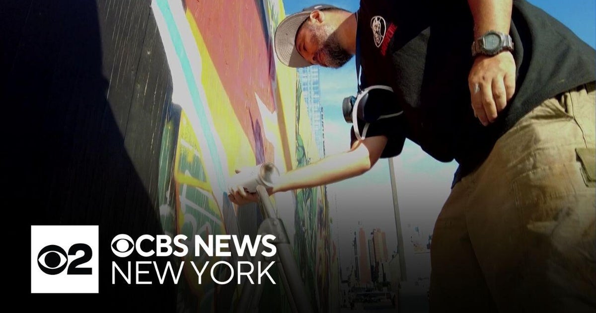 Meet the Japanese artist whose graffiti murals are all over NYC - CBS ...