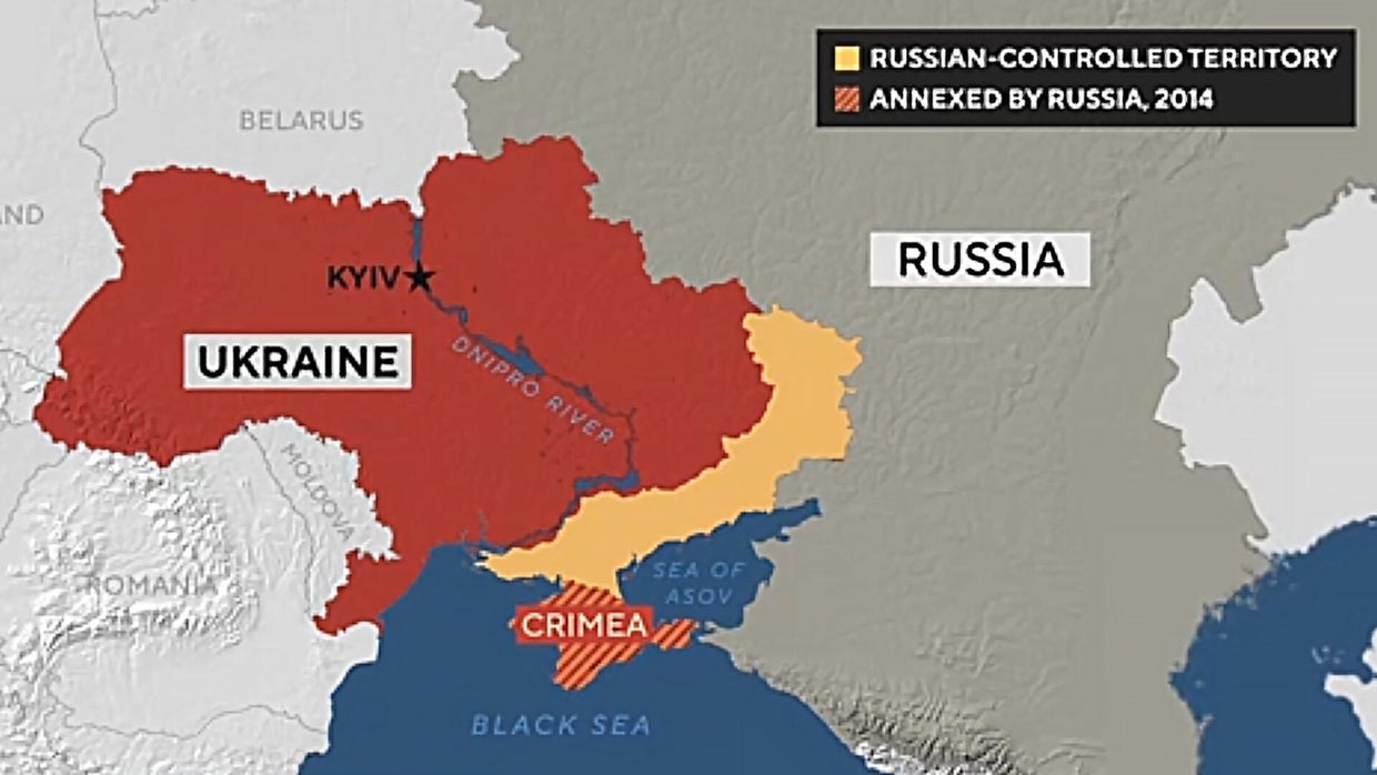 Maps show Ukrainian territories claimed by Russia amid talks on ...