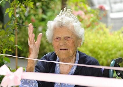 World's oldest living person, Britain's Ethel Caterham, celebrates ...
