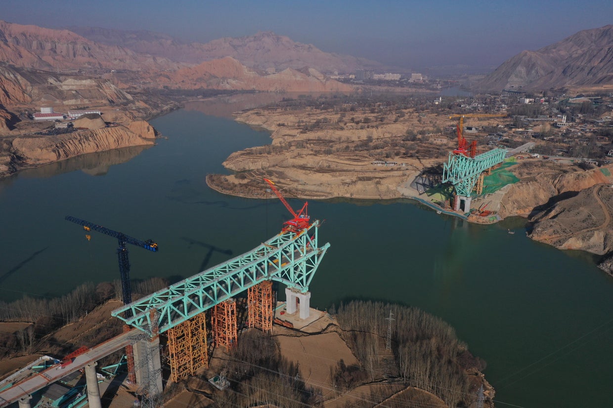 Bridge under construction in China collapses into Yellow River, killing at least 12 people ...