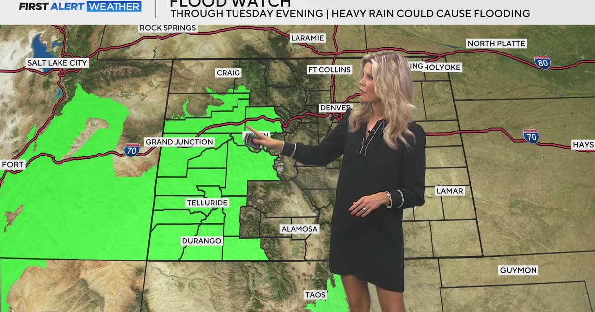 Heavy rain creating flooding concerns in parts of Colorado - CBS Colorado